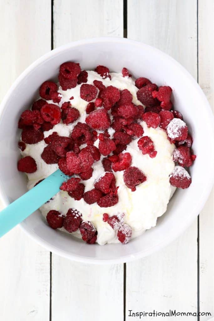 Pudding Yogurt Raspberry Dessert - Inspirational Momma