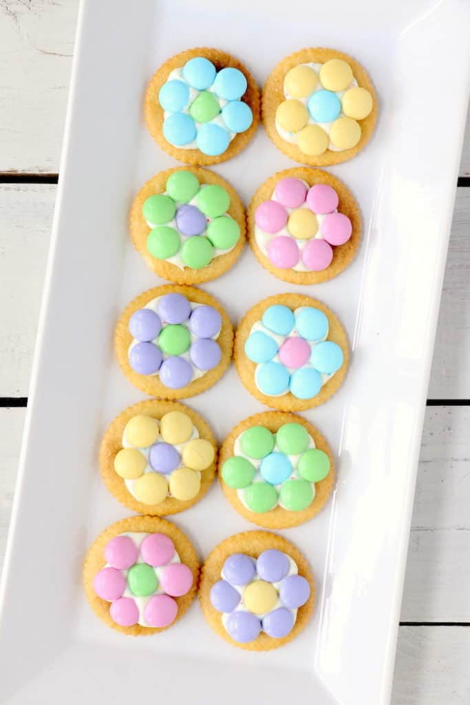 Spring Flower Ritz Cracker Recipe - Inspirational Momma