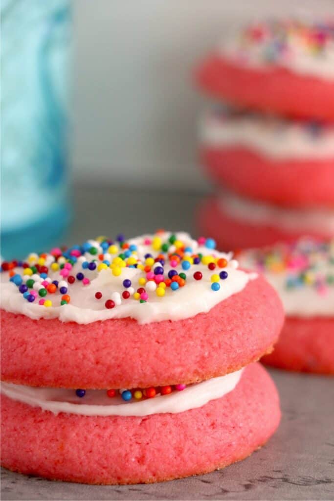 Raspberry Jello Sugar Cookies - Inspirational Momma