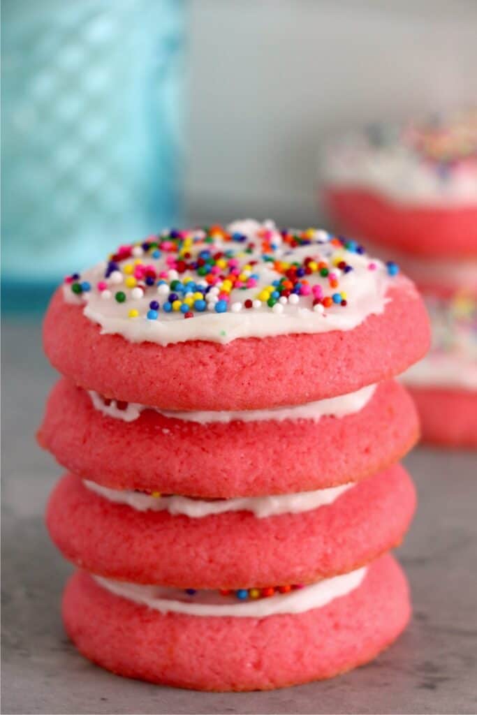 Raspberry Jello Sugar Cookies - Inspirational Momma