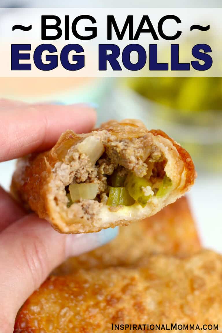Big Mac Egg Rolls - Inspirational Momma