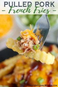 Pulled Pork Fries - Inspirational Momma