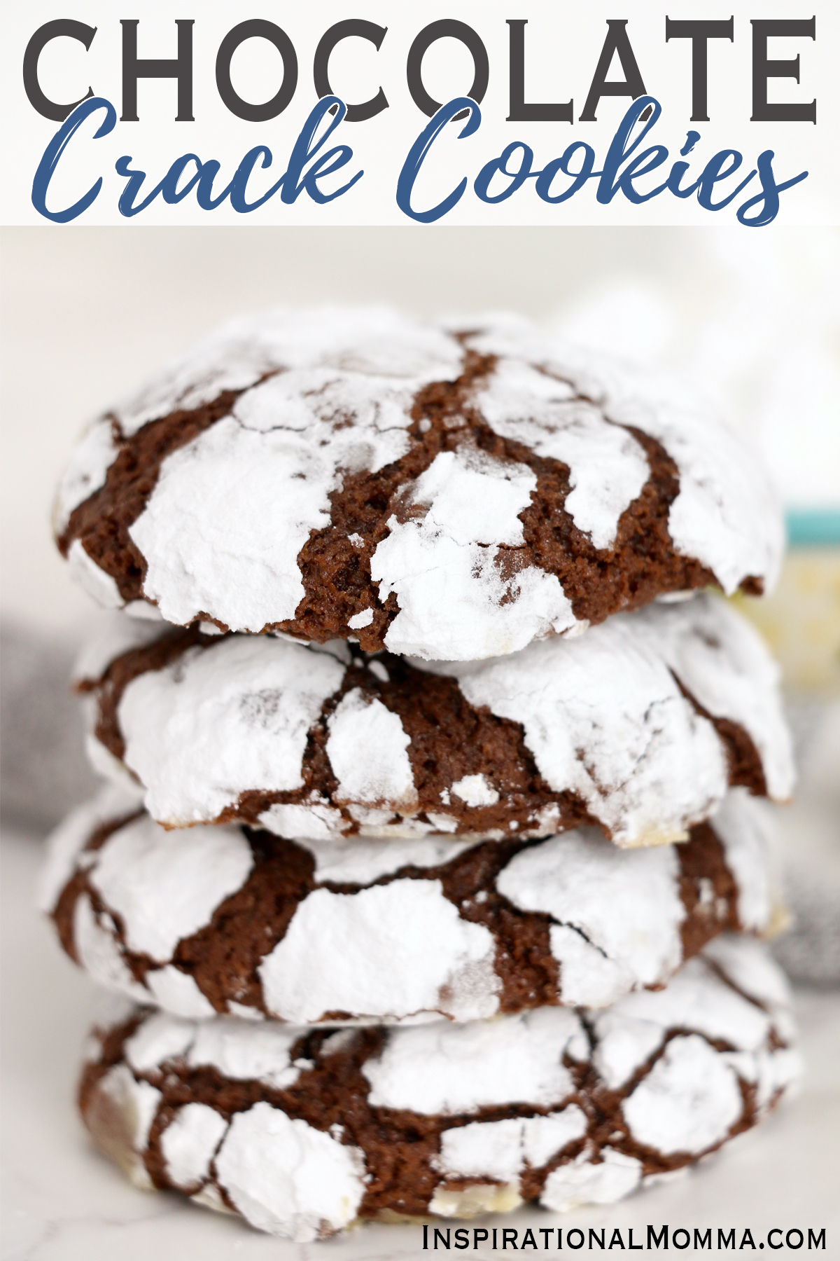 Chocolate Crack Cookies - Inspirational Momma