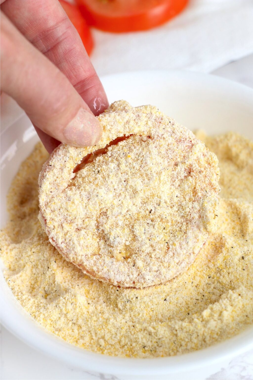 Crispy Fried Red Tomatoes - Inspirational Momma