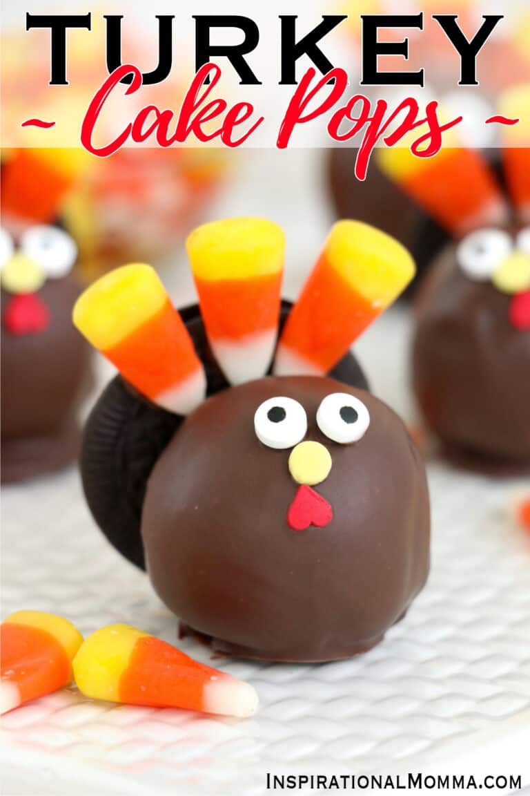 Turkey Cake Pops - Inspirational Momma