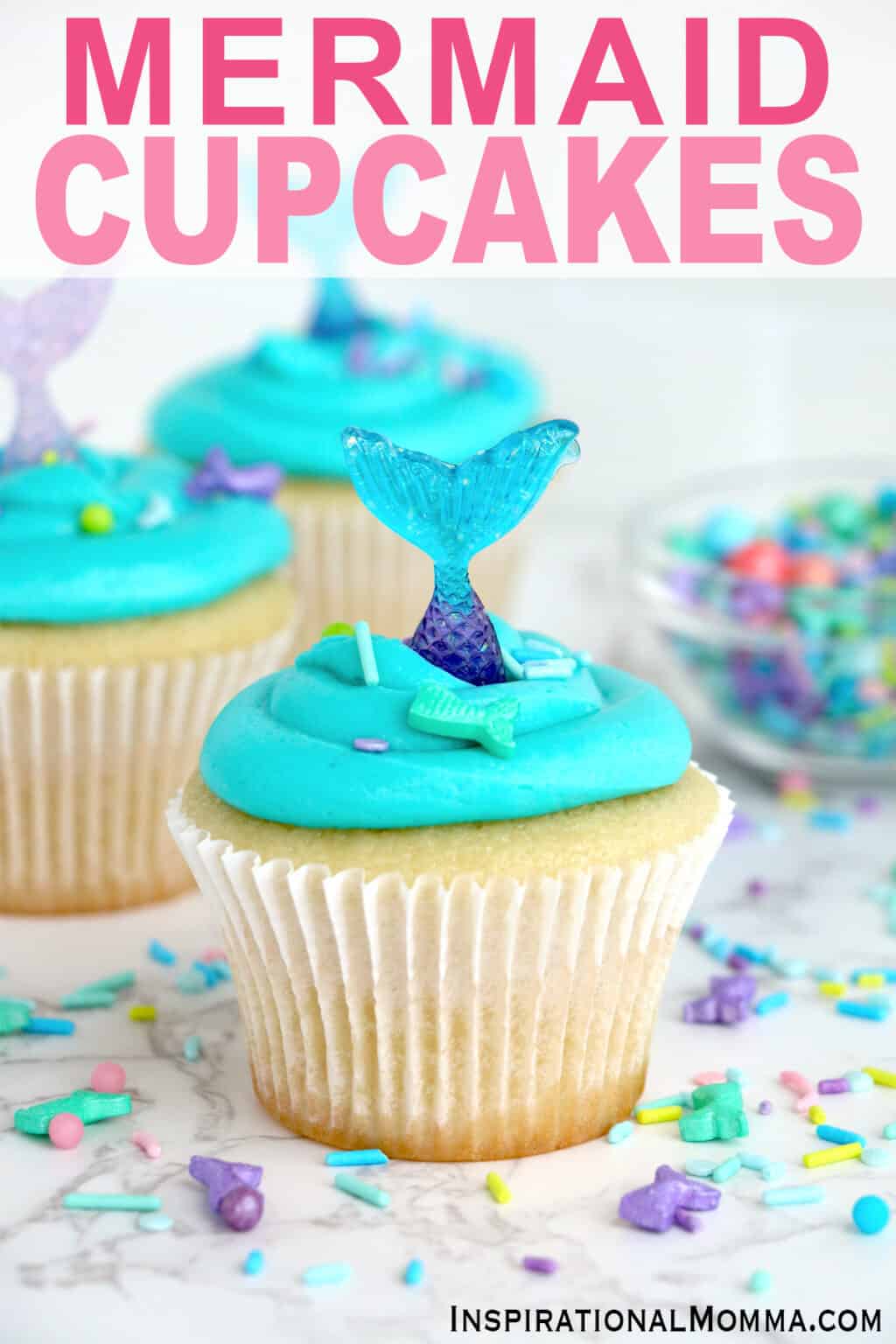Mermaid Cupcakes - Inspirational Momma