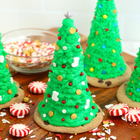 Sugar Cone Christmas Trees - Inspirational Momma