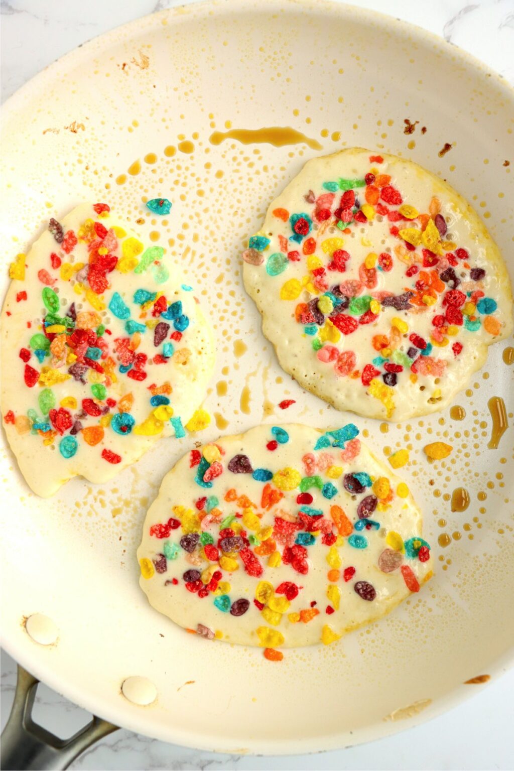 Fruity Pebbles Pancakes - Inspirational Momma