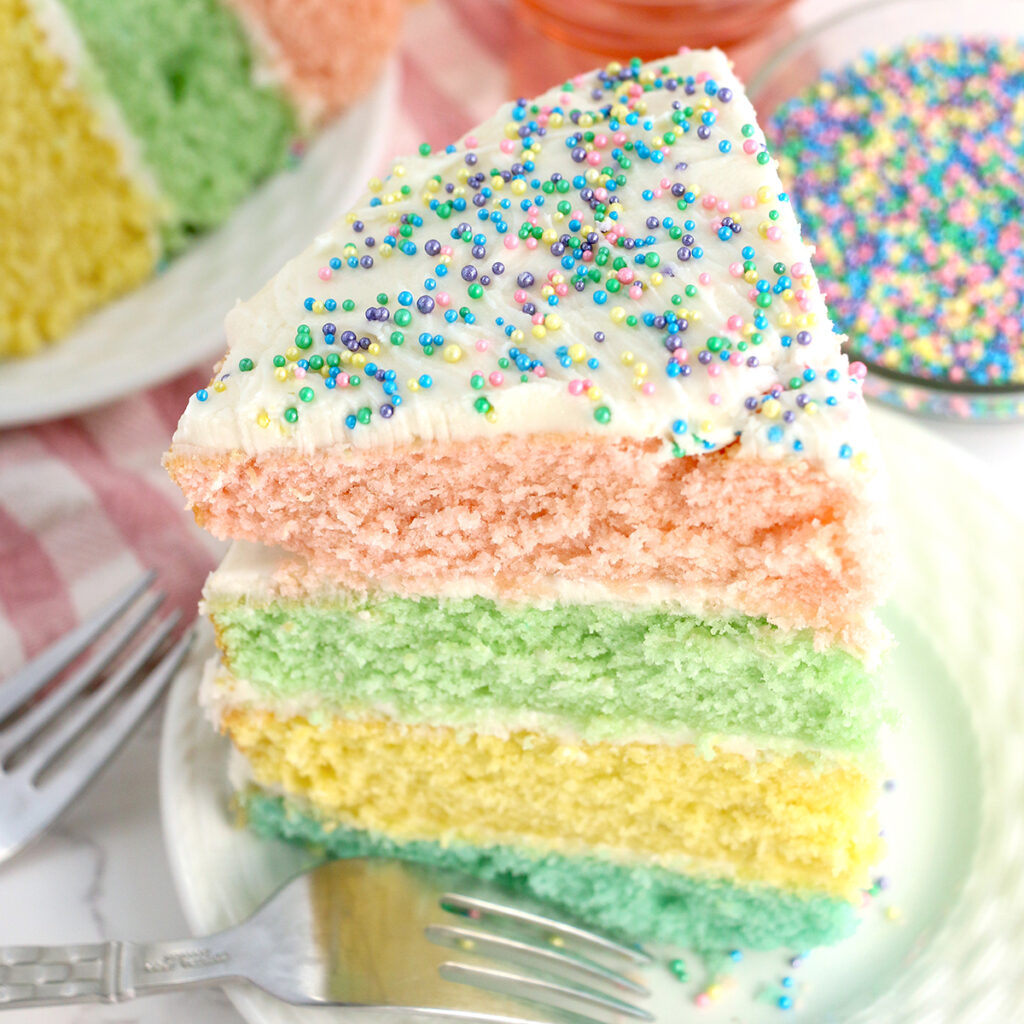 Pastel Layer Cake - Inspirational Momma