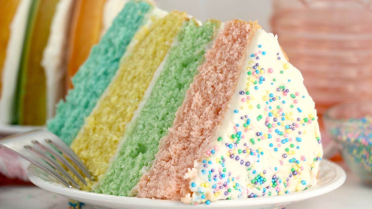 Pastel Layer Cake - Inspirational Momma
