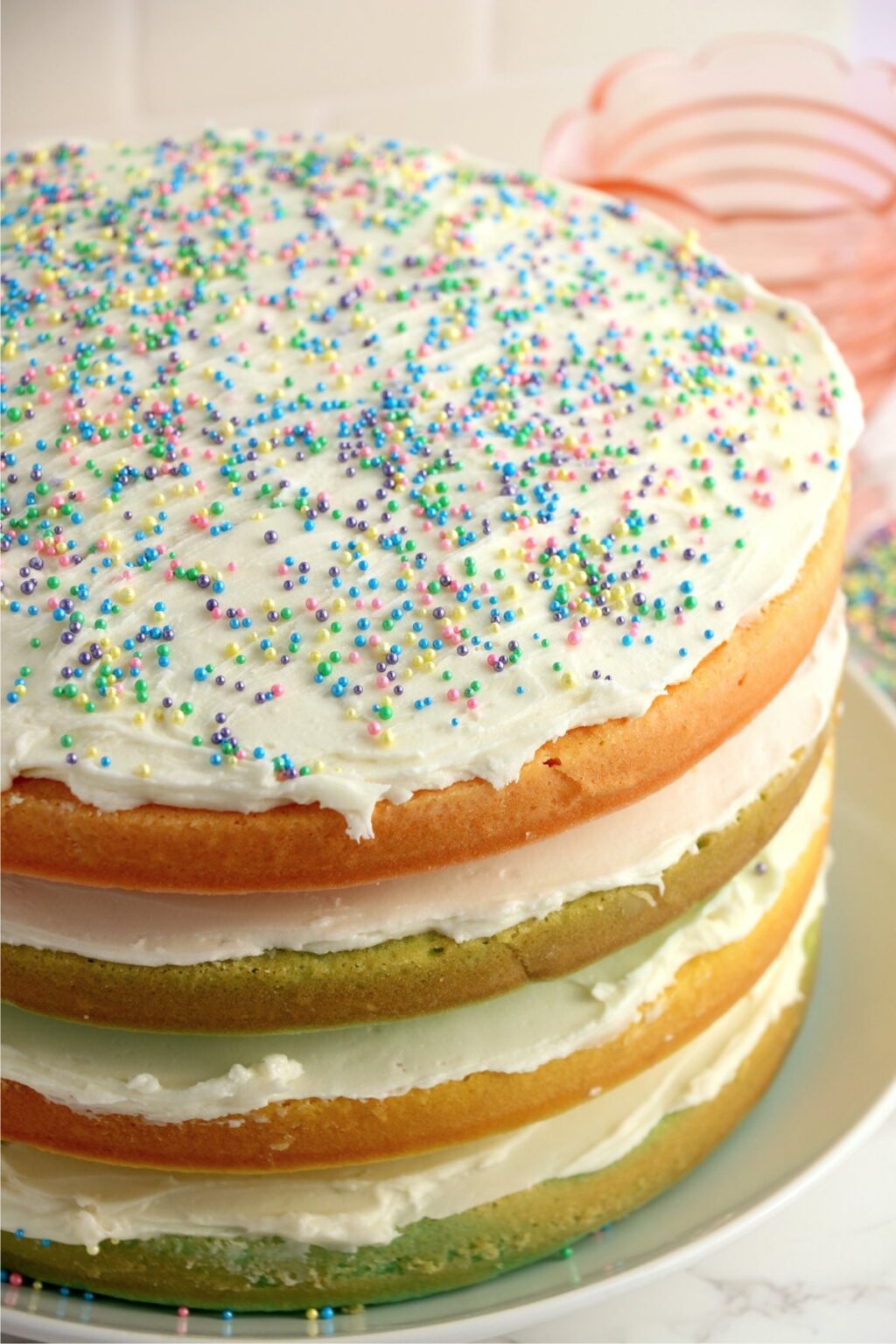 Pastel Layer Cake - Inspirational Momma