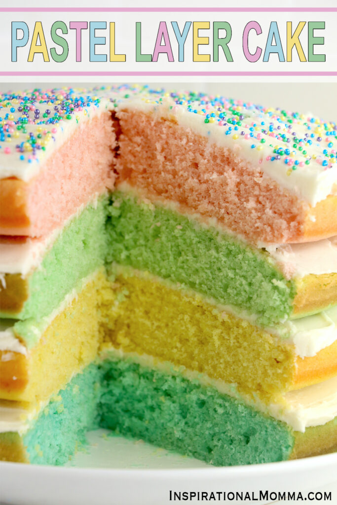 Pastel Layer Cake - Inspirational Momma