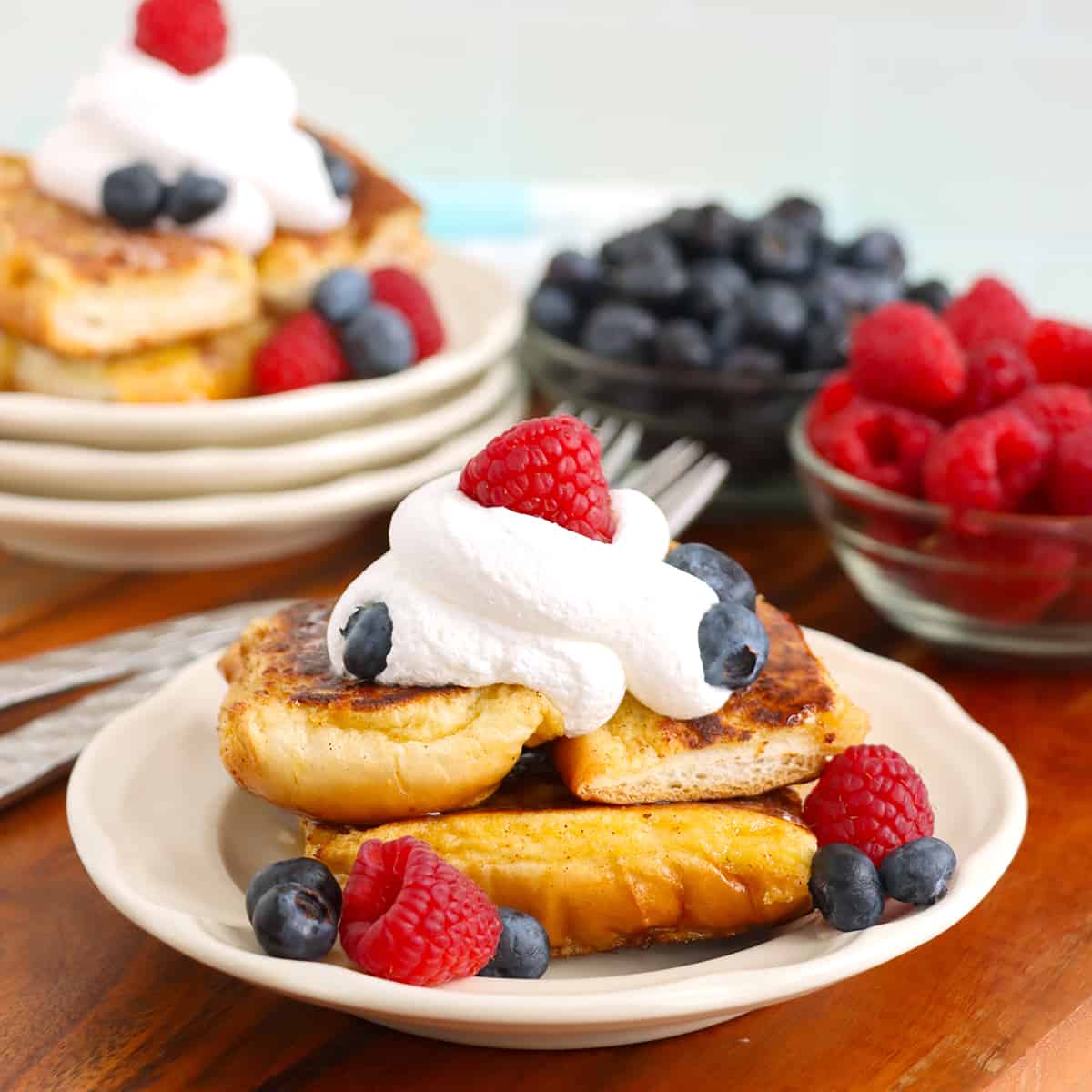 Cream Cheese Stuffed French Toast - Overnight Recipe - Inspirational Momma