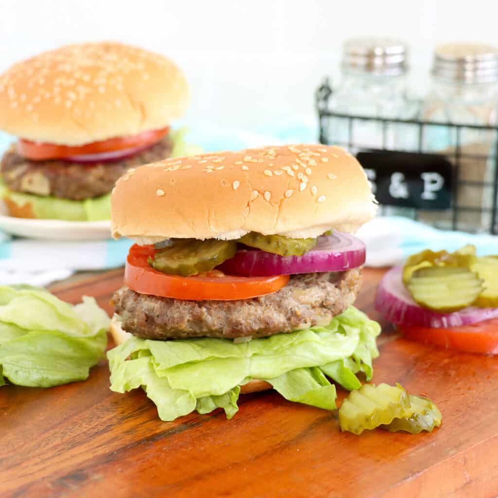 Classic American Burger Recipe - Inspirational Momma