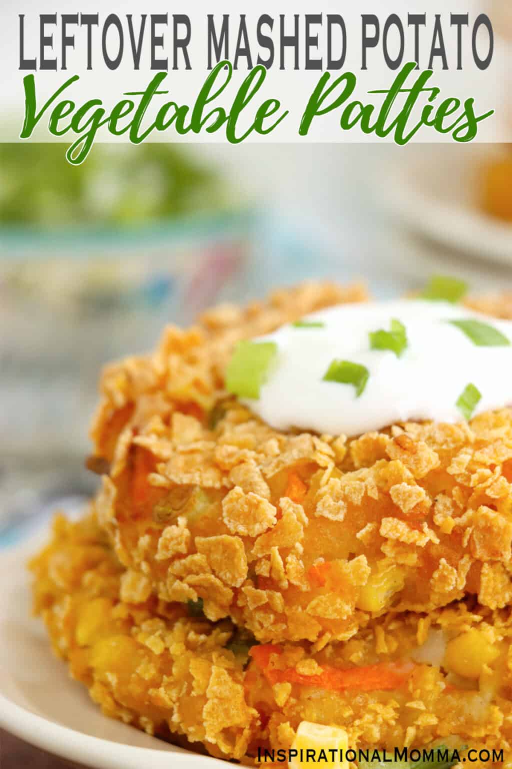 Mashed Potato and Vegetable Patties - Inspirational Momma
