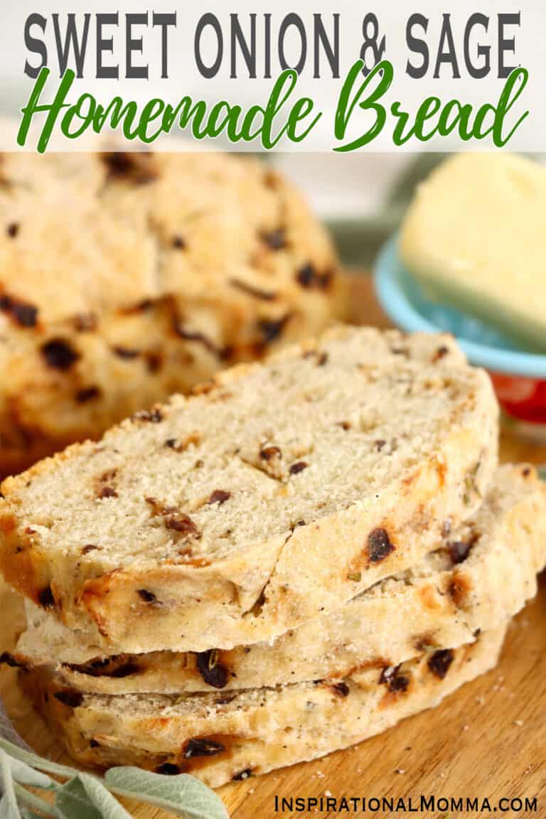 Sage Bread with Onions - Inspirational Momma