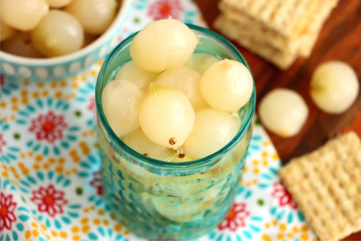 Pickled Cocktail Onions - Inspirational Momma