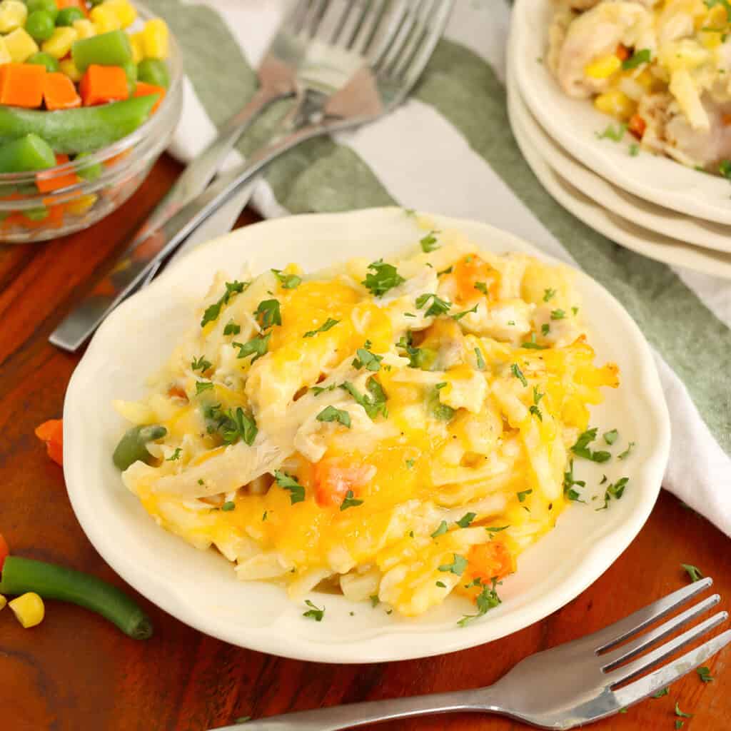 Chicken Hash Brown Casserole - Inspirational Momma