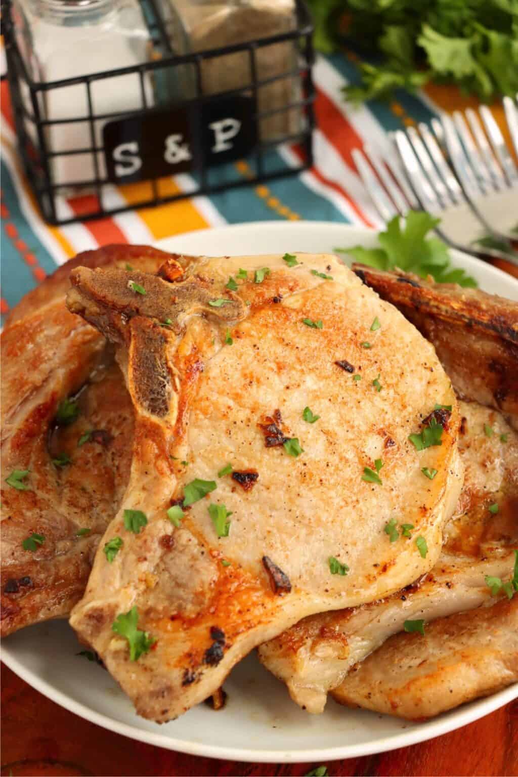 Reverse Sear Pork Chops - Inspirational Momma