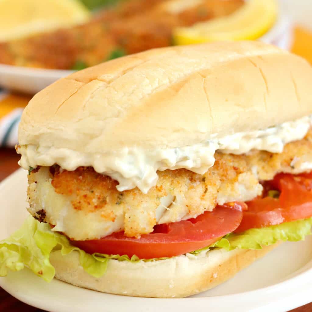 Cod Sandwiches - Inspirational Momma