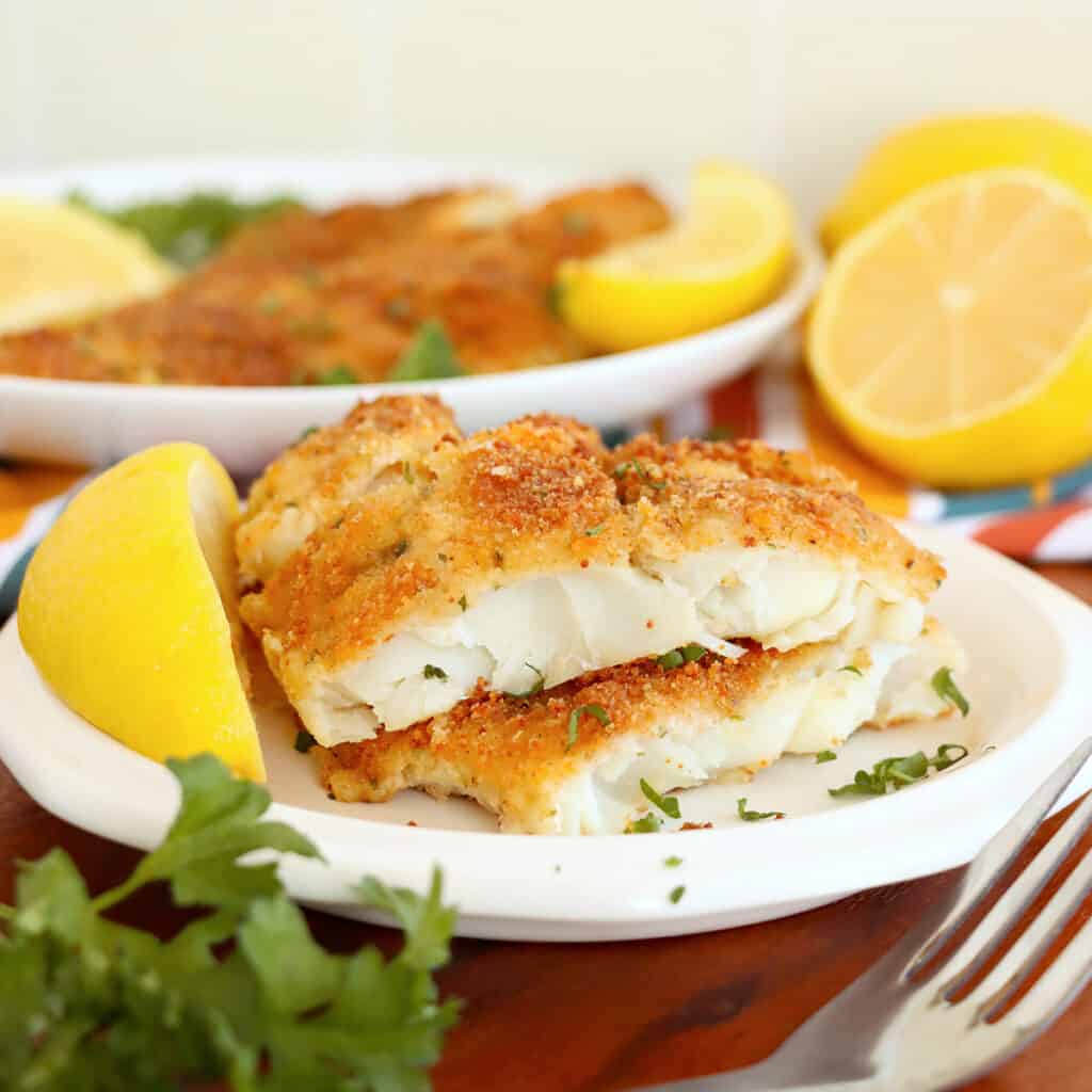 Parmesan Crusted Cod - Inspirational Momma