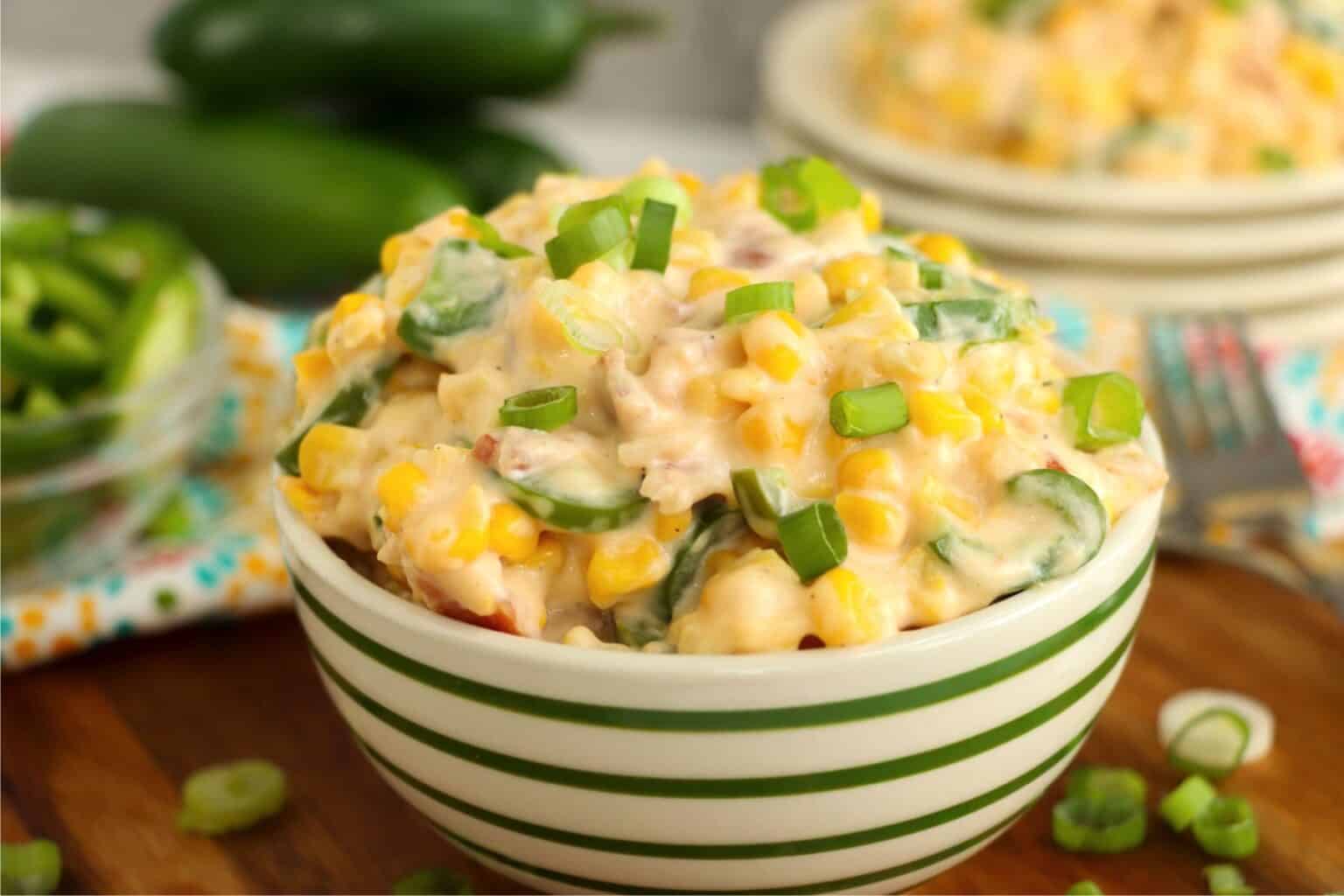 Crock Pot Jalapeno Cream Corn - Inspirational Momma