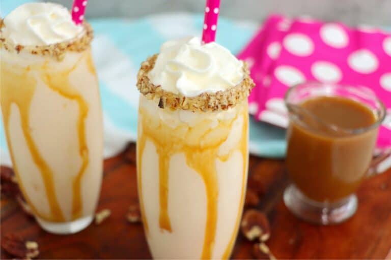 Salted Caramel Milkshake - Inspirational Momma